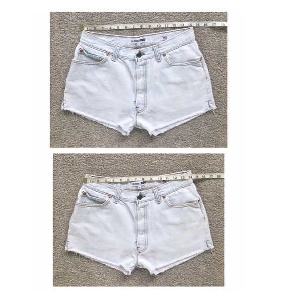 Re/Done | Shorts | Redone X Levis The Short Relaxed Fit Light Wash Jean ...